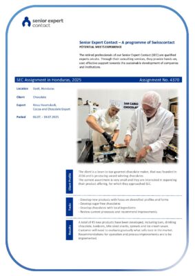 4370_Heemskerk_Honduras_2025 | Senior Expert Contact SEC