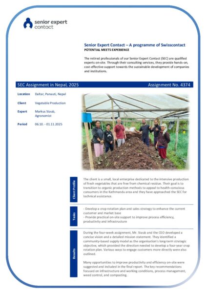 4374_Staub_Nepal_2025 | Senior Expert Contact SEC